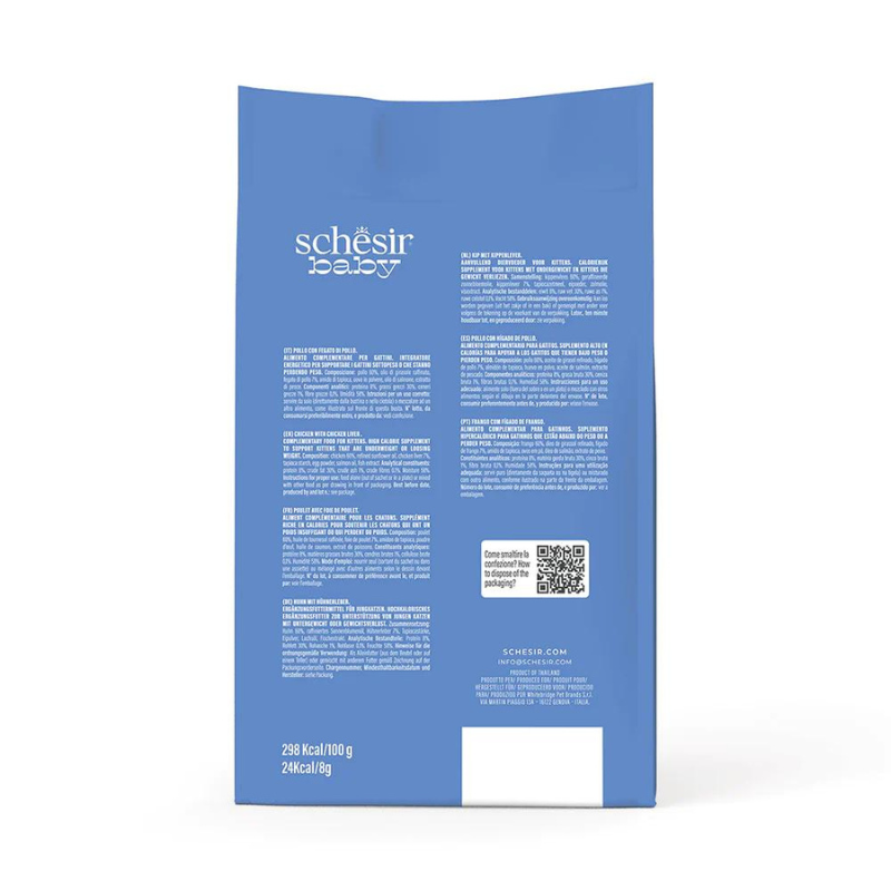 Schesir Baby Thrive Mousse Kitten - Chicken 160g (20x8g) | SMBG B2B Website